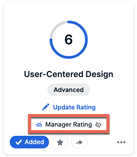 Change a Skill Rating Visibility Setting – Degreed