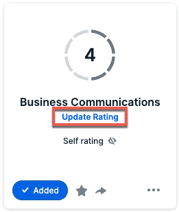 Add or Update a Skill Rating – Degreed